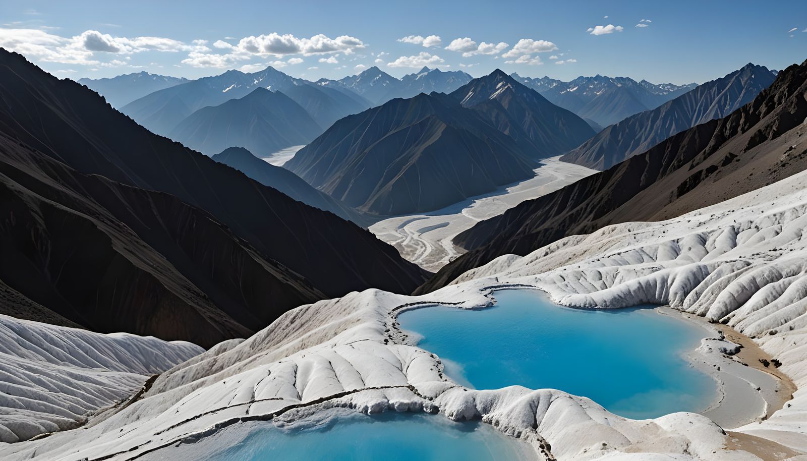 Alpine Hot Springs - Majestic Alpine Peaks Surround Serene H...