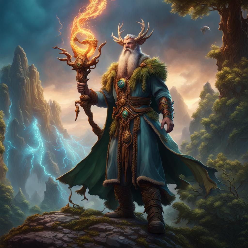 The Druid - AI Generated Artwork - NightCafe Creator