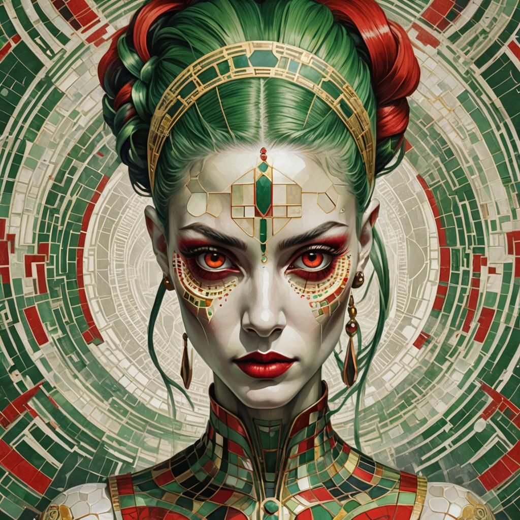 Artistic portrait - AI Generated Artwork - NightCafe Creator