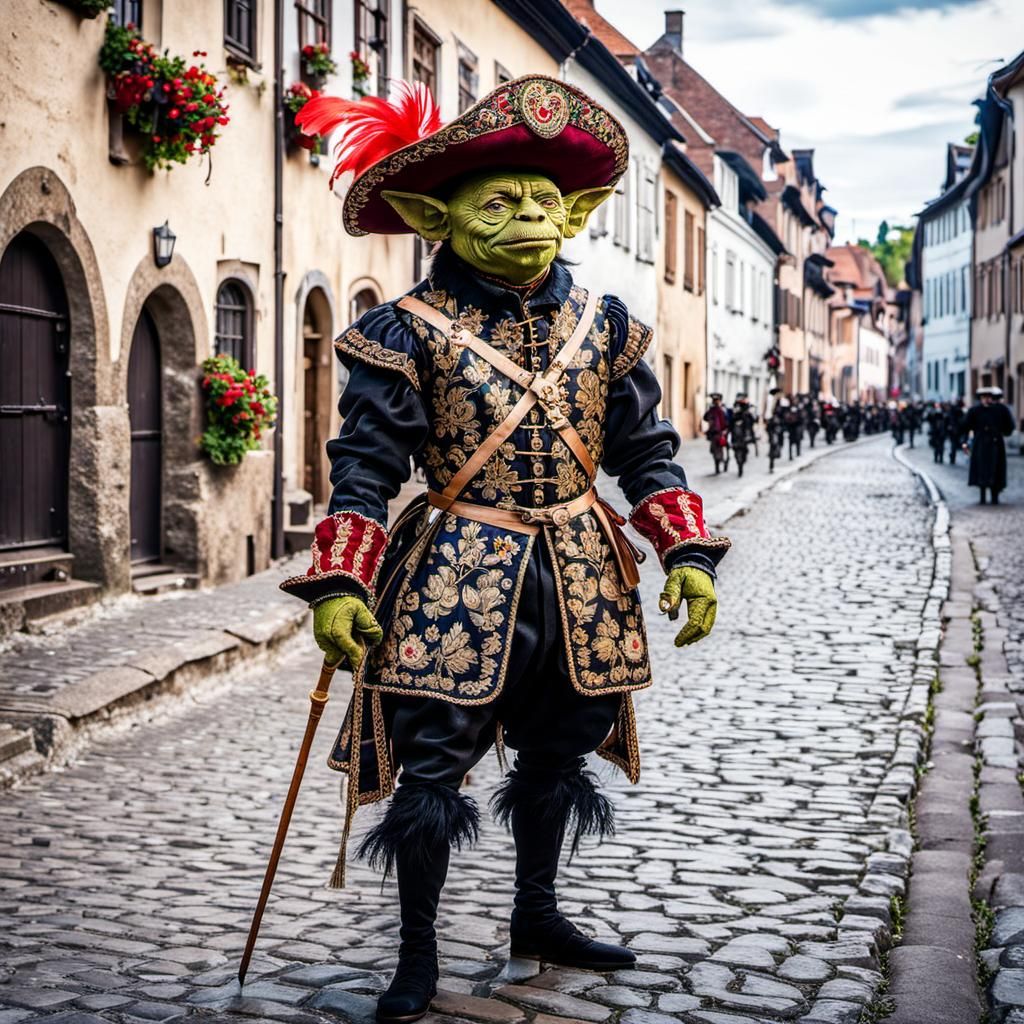 Noble goblin fighter 3 - AI Generated Artwork - NightCafe Creator