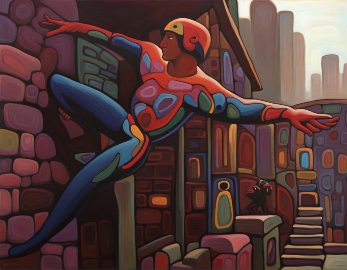 Aztec Spider-Man - AI Generated Artwork - NightCafe Creator