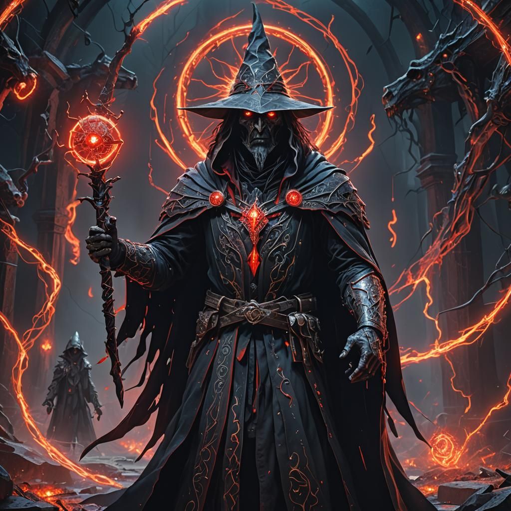 BLACK WIZARD - AI Generated Artwork - NightCafe Creator