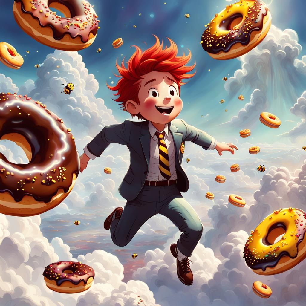Donut heaven - AI Generated Artwork - NightCafe Creator