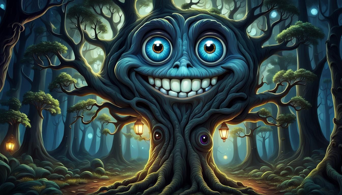 a up close very detailed view of an adorable goofy gigantic eyed ...