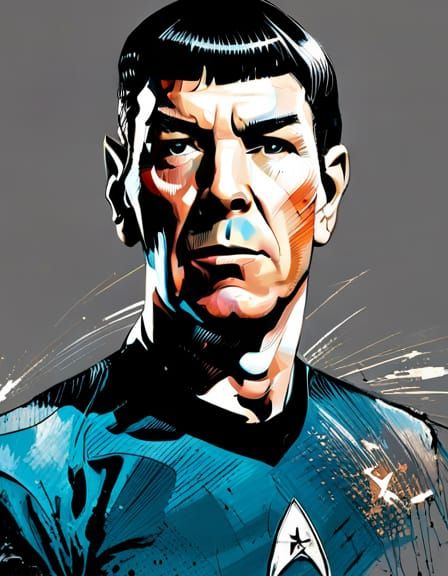 Mr Spock - AI Generated Artwork - NightCafe Creator