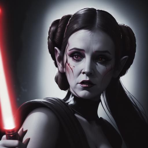 Sith Princess Leia took after her father, but call her a daddy's girl ...
