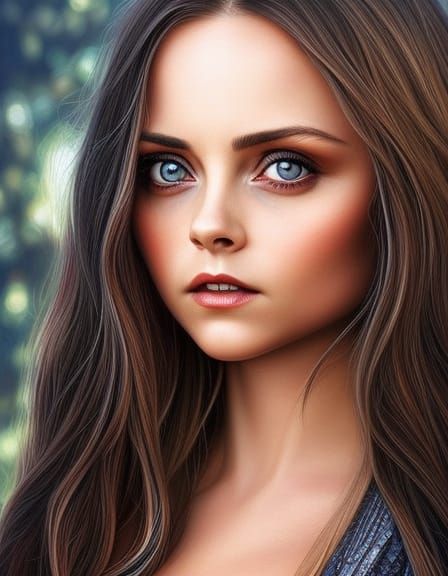 Christina Ricci (Jeremiah Morelli) - AI Generated Artwork - NightCafe ...