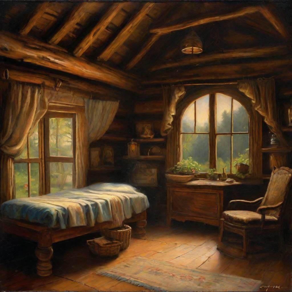 Cabin - AI Generated Artwork - NightCafe Creator