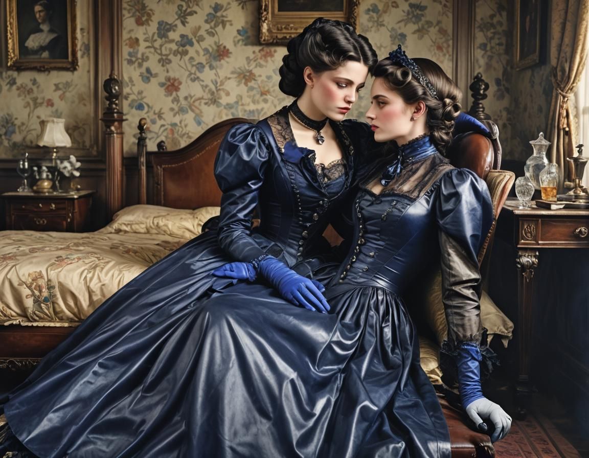 Distinguished Ladies in Confidential Conversation 3 - AI Generated ...