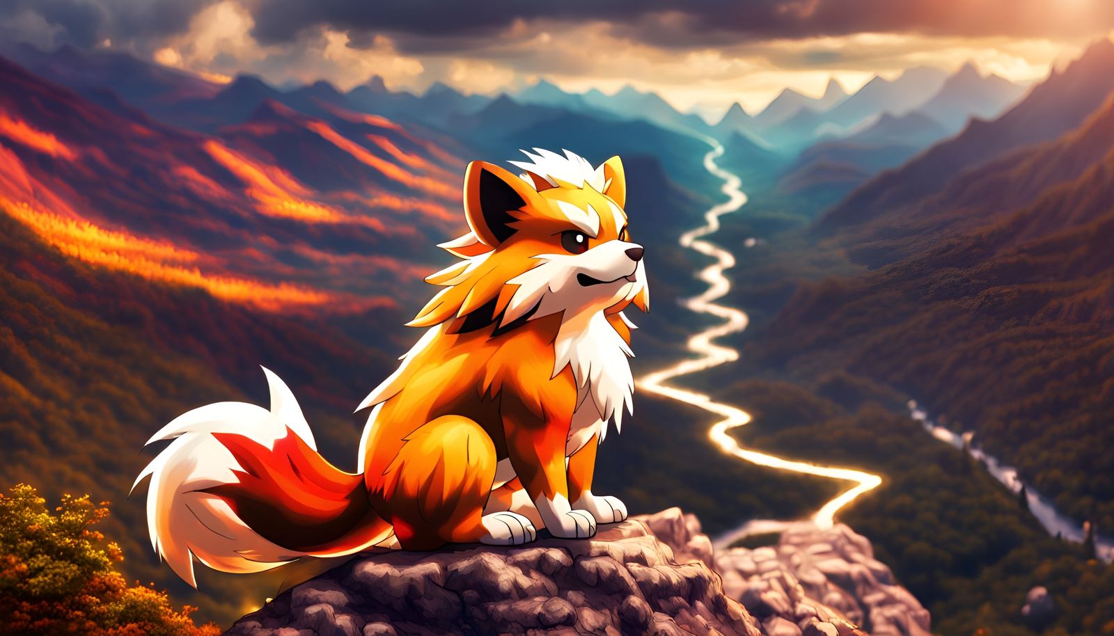 Growlithe III - AI Generated Artwork - NightCafe Creator