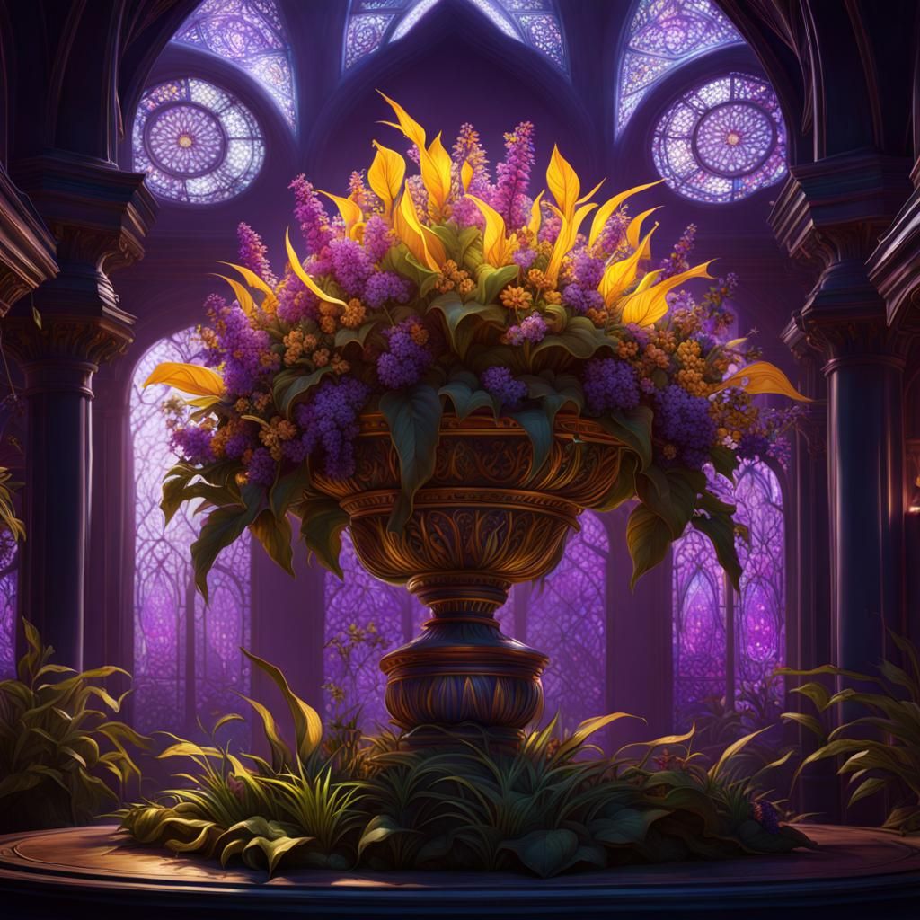 Magical plant - AI Generated Artwork - NightCafe Creator