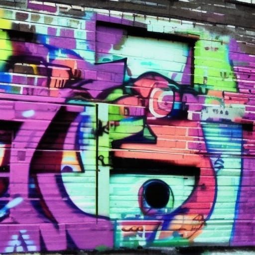 graffiti camera - AI Generated Artwork - NightCafe Creator