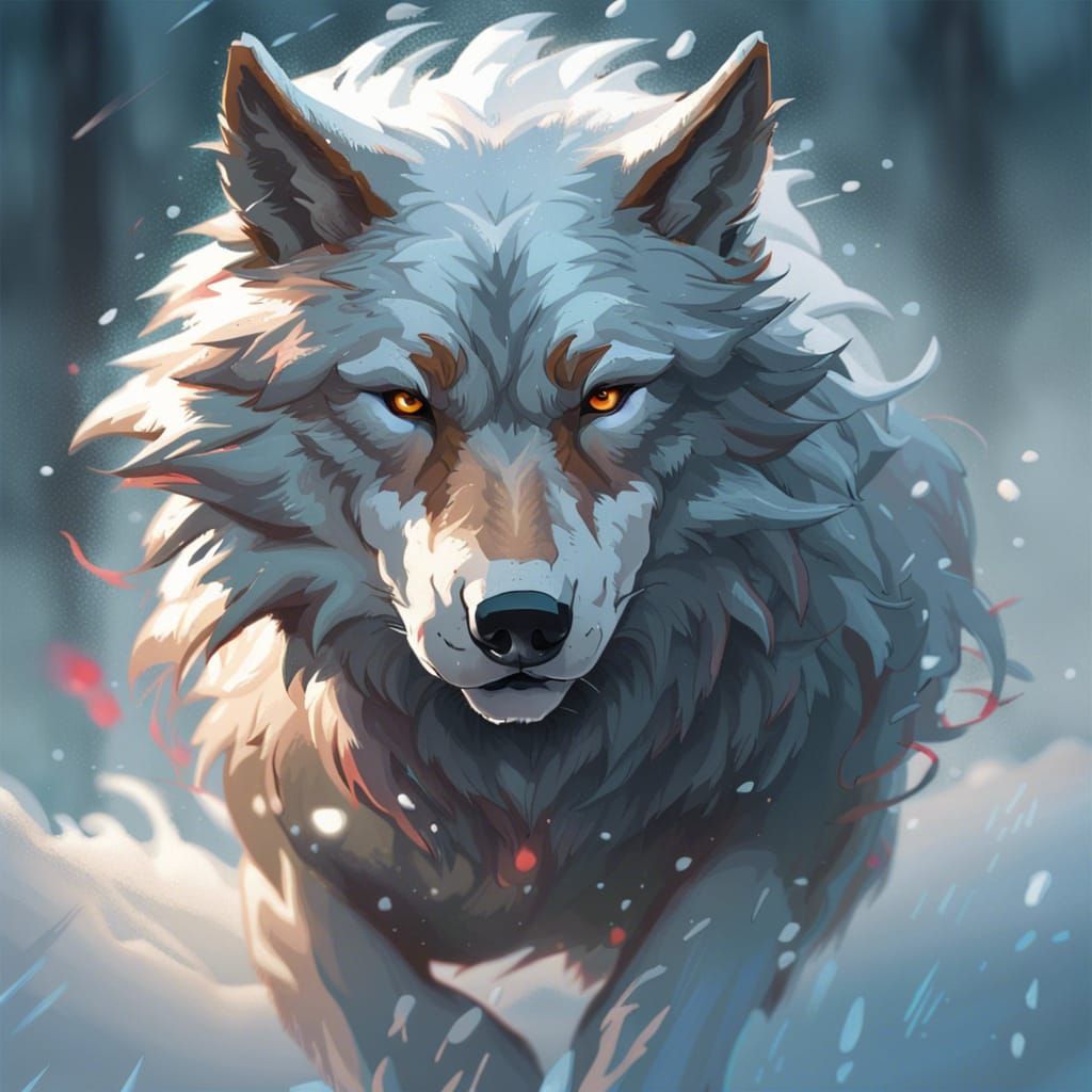 Wolf - AI Generated Artwork - NightCafe Creator