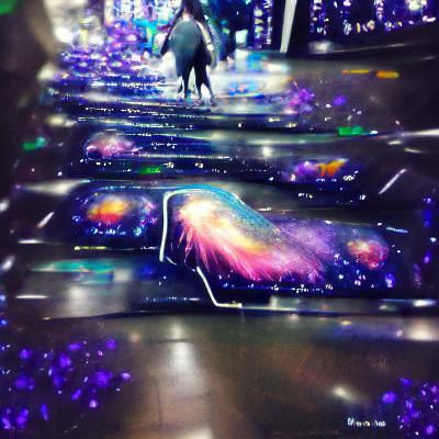 galaxy walk - AI Generated Artwork - NightCafe Creator