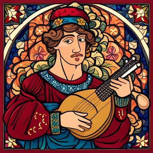 Medieval Bard - AI Generated Artwork - NightCafe Creator