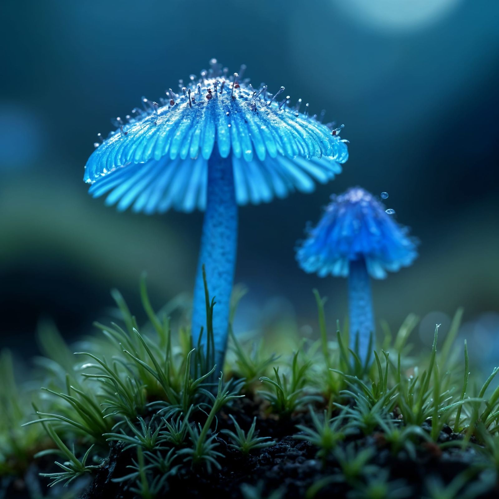 Mycena subcyanocephala: the smallest mushroom