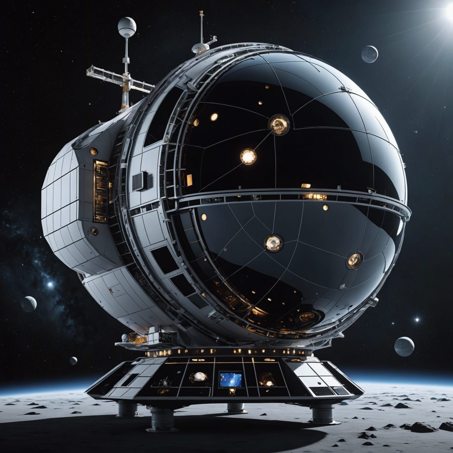 A long-range Swedish deep-space exploration ship called The Nattblixtar ...