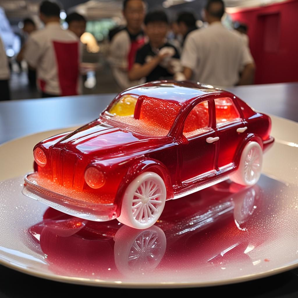 A jelly car - AI Generated Artwork - NightCafe Creator