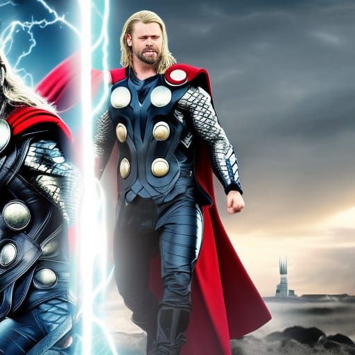 Thor - AI Generated Artwork - NightCafe Creator