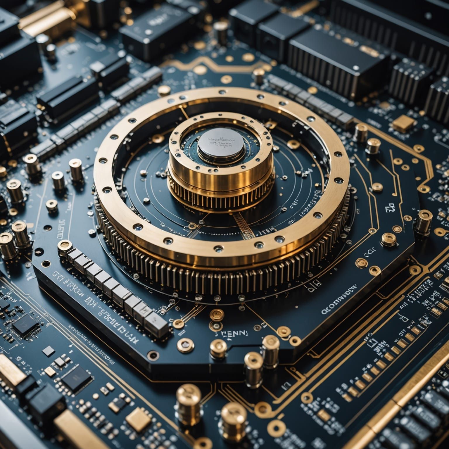 quantum computing - Renders of Quantum Computing Theories in...