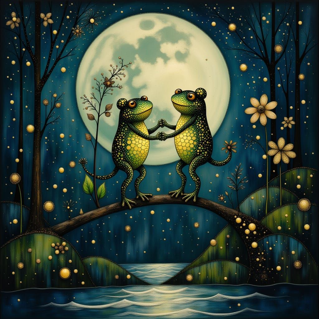 Moonlight dance in the swamp - Moonlight dance in the swamp