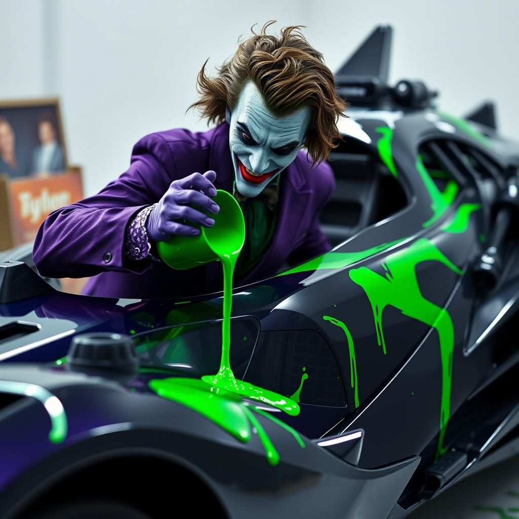 Painting The Batmobile - Painting The Batmobile