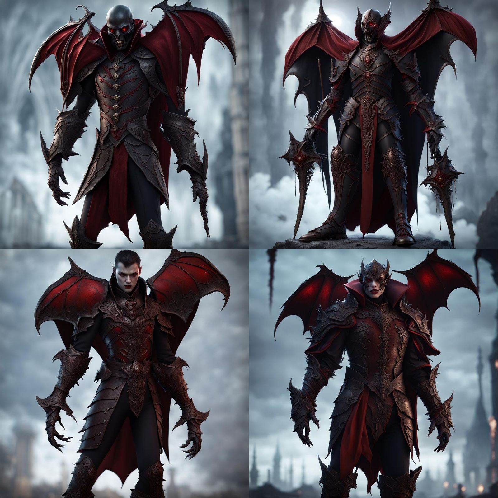 Vampire foot solider armor - AI Generated Artwork - NightCafe Creator