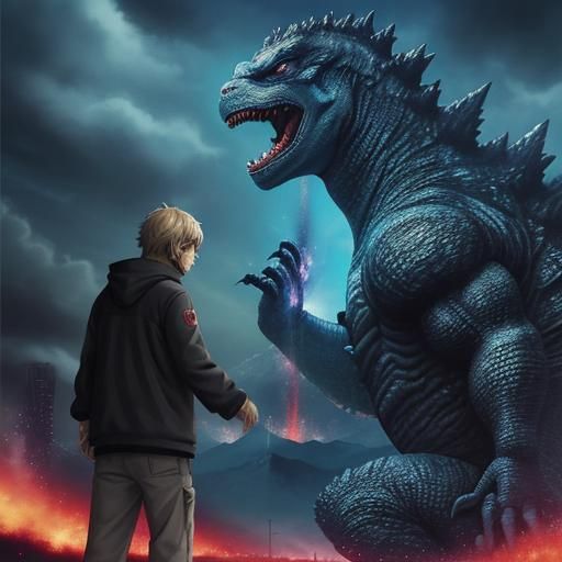 Godzilla - AI Generated Artwork - NightCafe Creator