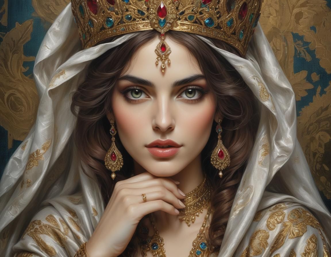 Persian queen - AI Generated Artwork - NightCafe Creator