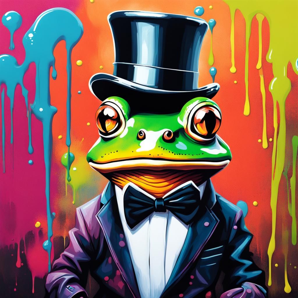 Fancy Frog - AI Generated Artwork - NightCafe Creator