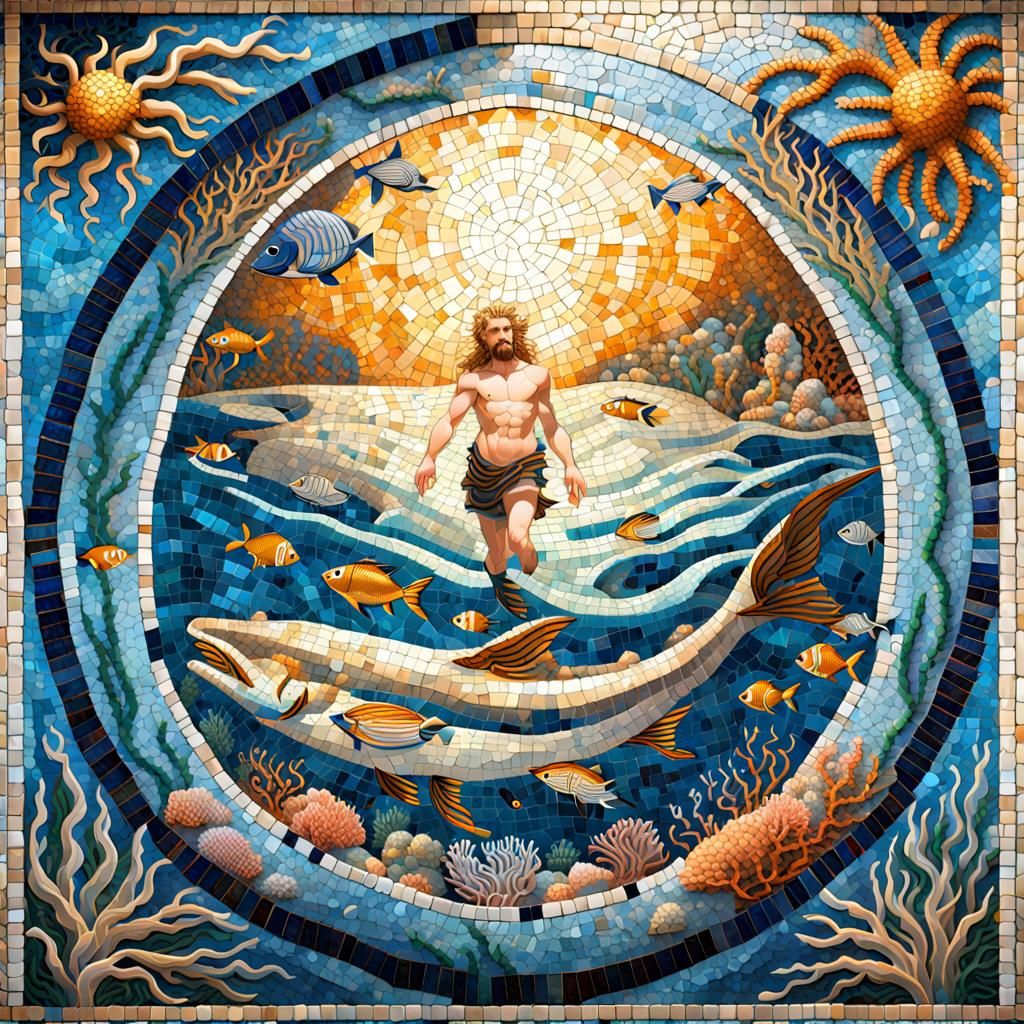 The birth of Neptune 🔱 - AI Generated Artwork - NightCafe Creator