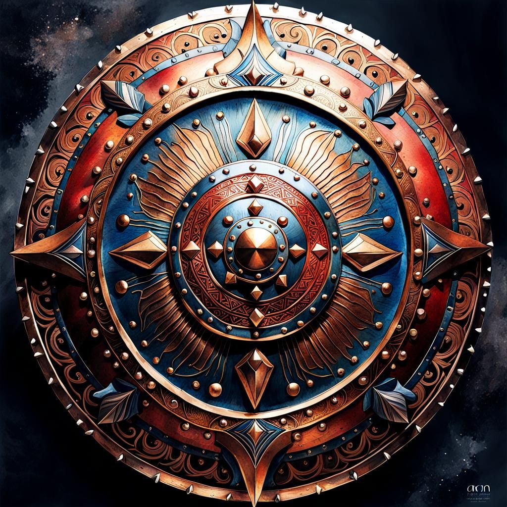 Indian shield - AI Generated Artwork - NightCafe Creator