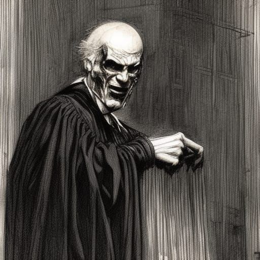 Evil Judge - AI Generated Artwork - NightCafe Creator
