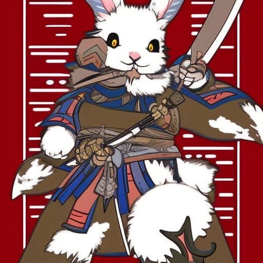Today you are tasked with creating a samurai rabbit or rabbits! ⚔️ Your ...