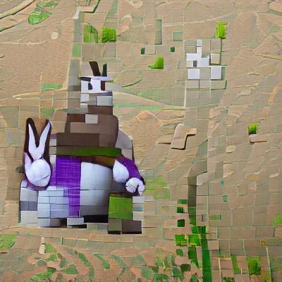 Minecraft big chungus - AI Generated Artwork - NightCafe Creator