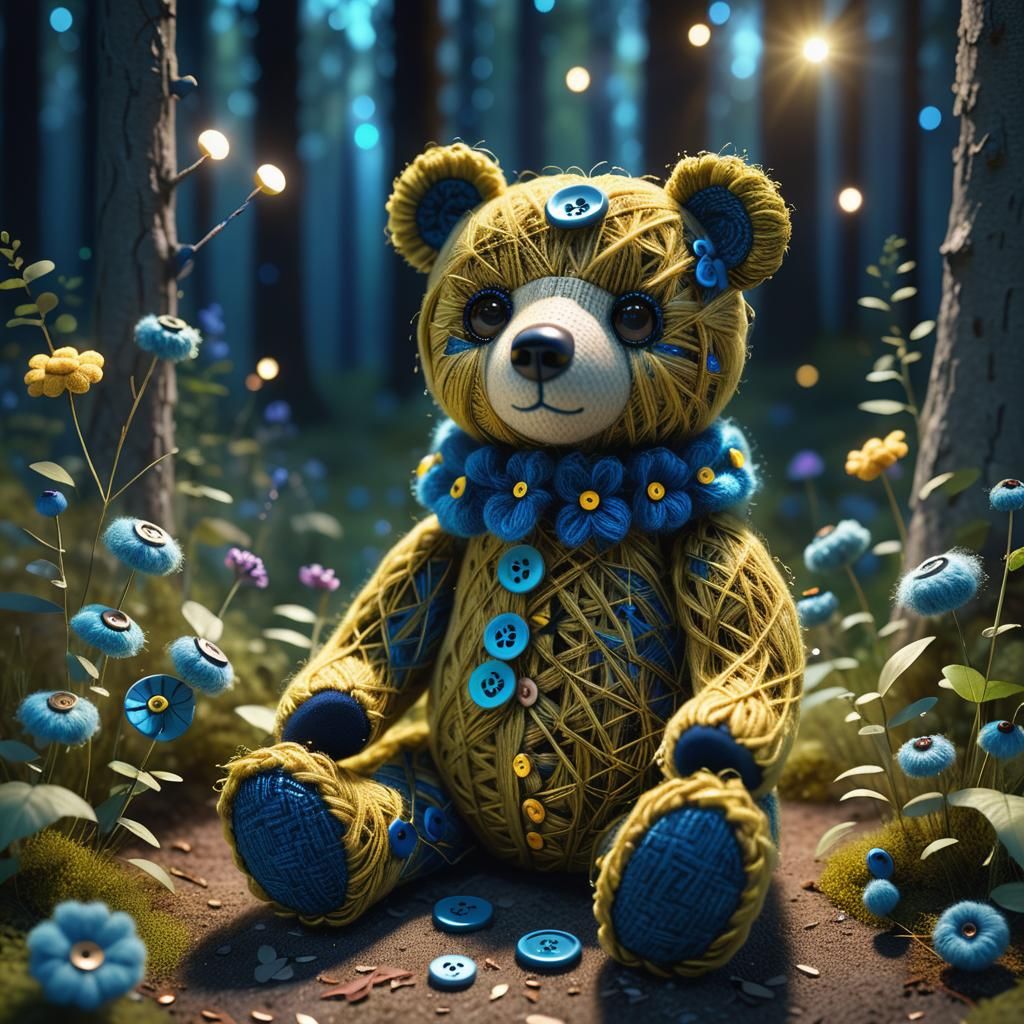 Beary Magical - AI Generated Artwork - NightCafe Creator