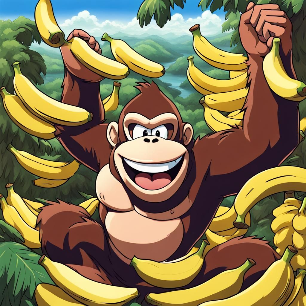 Bananas everywhere - AI Generated Artwork - NightCafe Creator