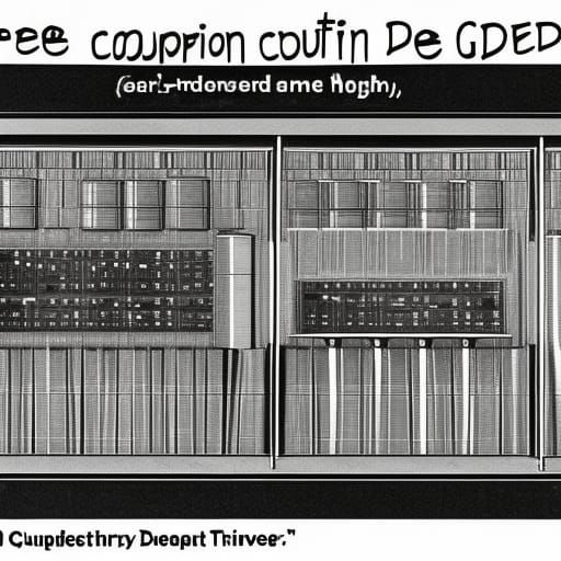 The great supercomputer Deep Thought is the most powerful computer ever ...