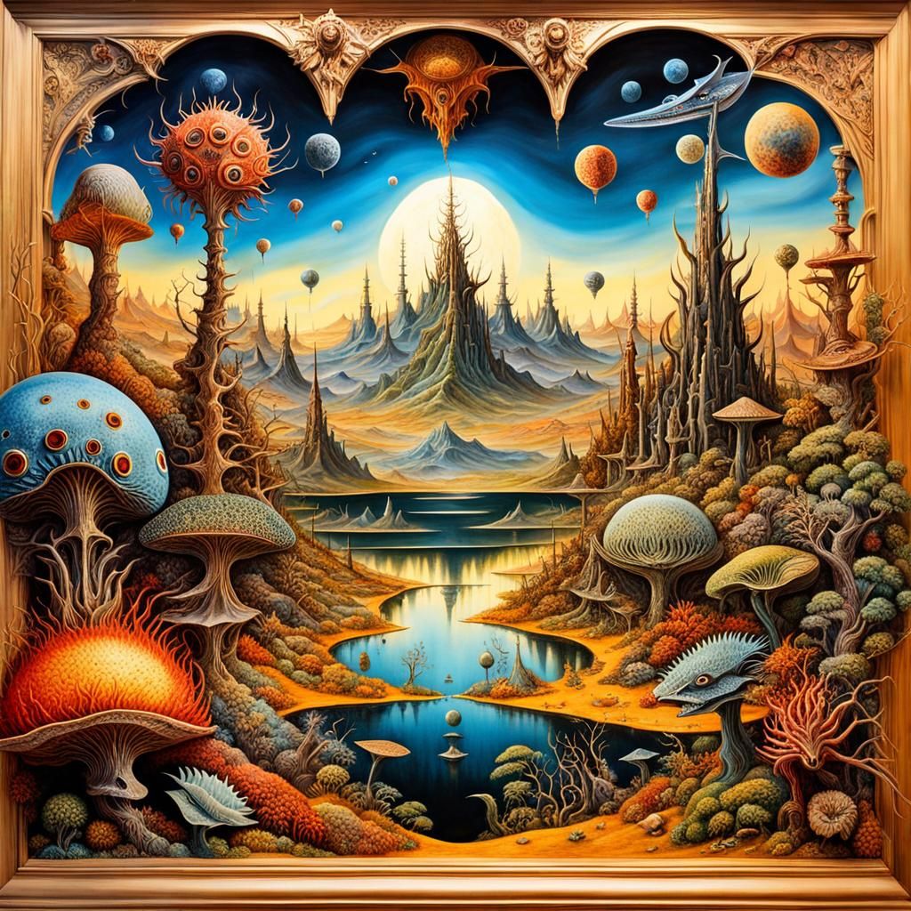 The Surreal Dreamscape V3 - AI Generated Artwork - NightCafe Creator