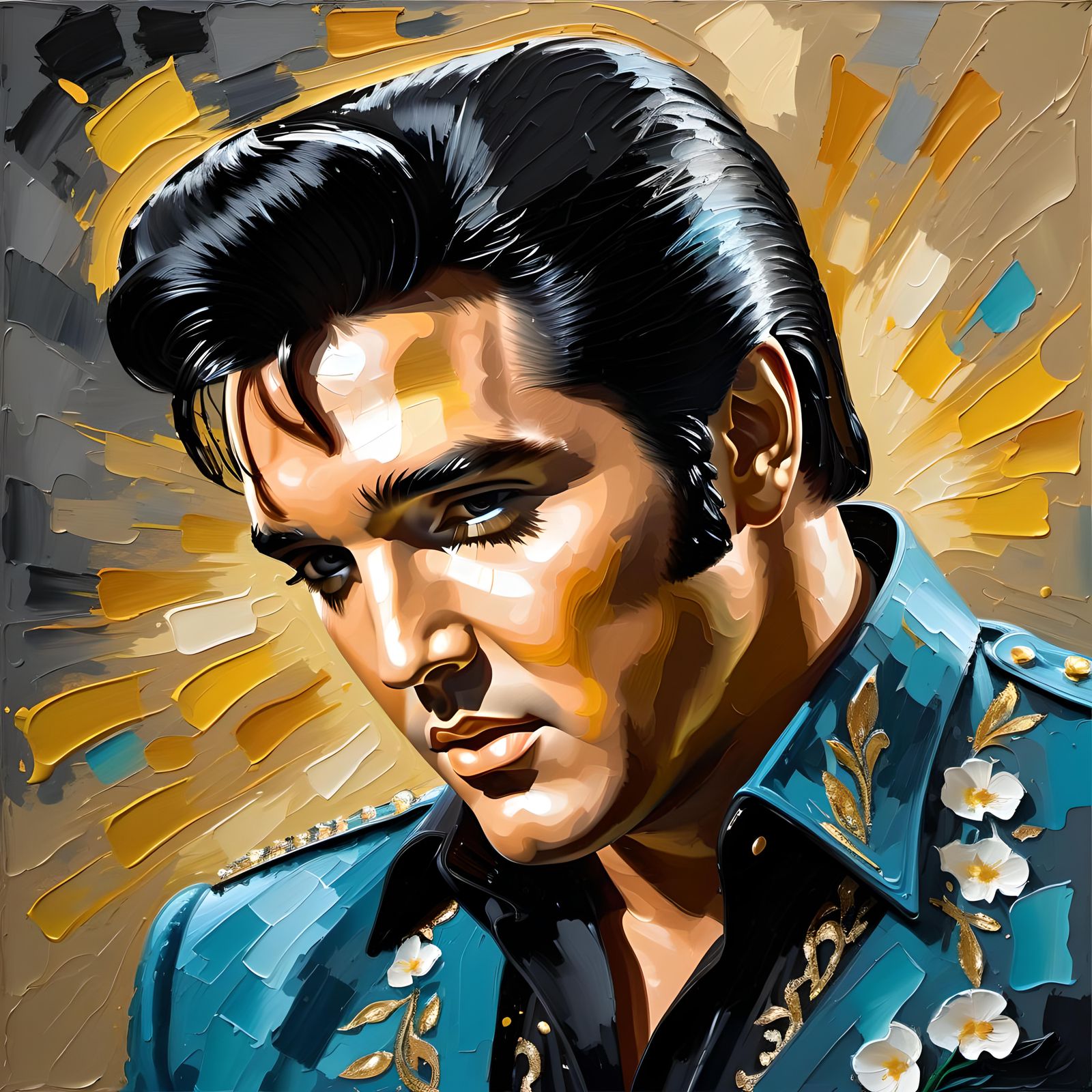 Elvis - AI Generated Artwork - NightCafe Creator