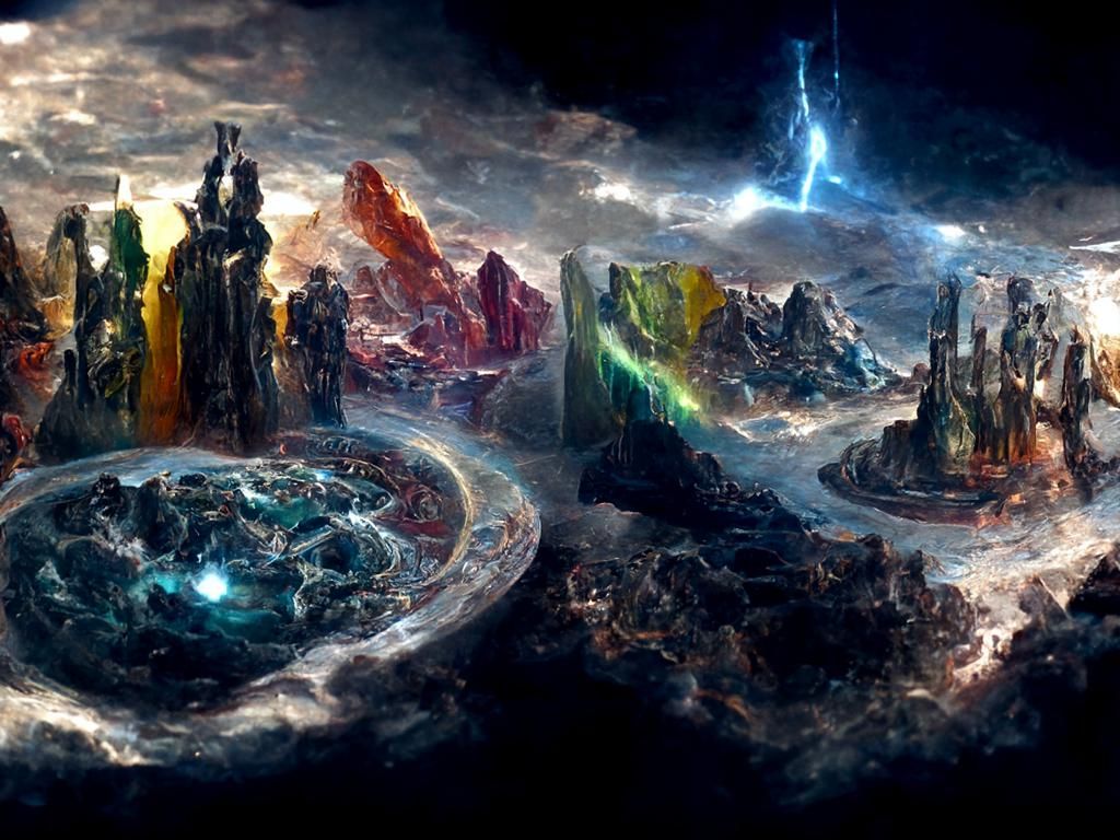 The Realms of Asgard - AI Generated Artwork - NightCafe Creator
