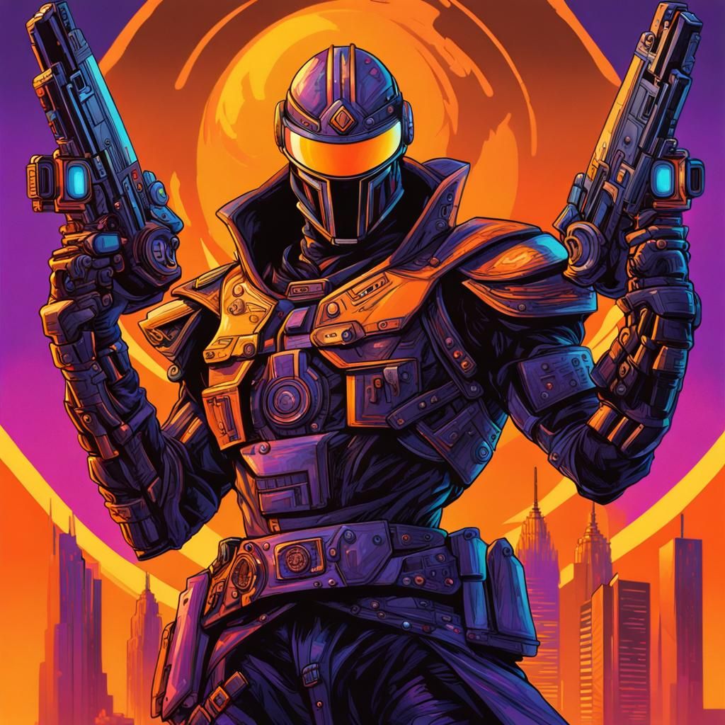 Cyber Assassin - AI Generated Artwork - NightCafe Creator
