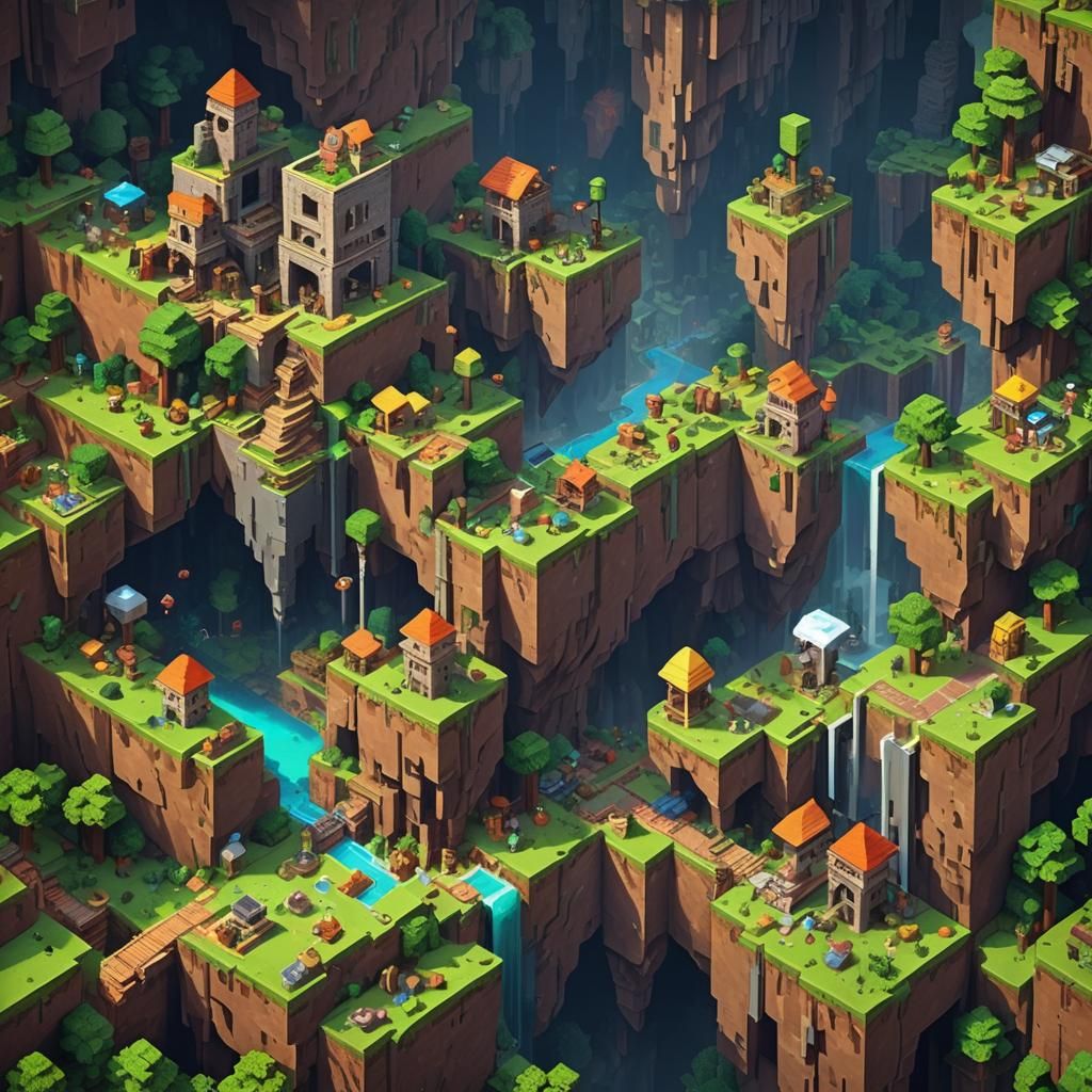 Minecraft - AI Generated Artwork - NightCafe Creator