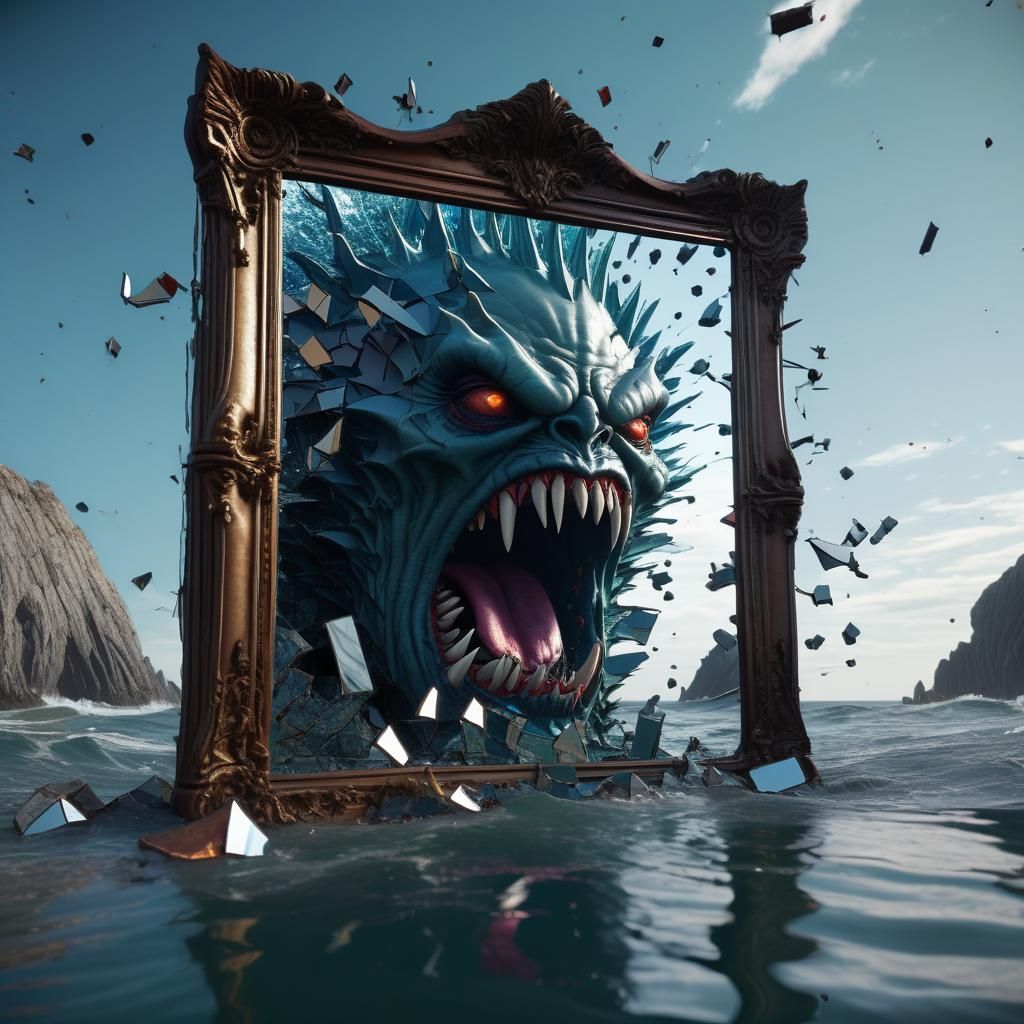 Shattered Things - AI Generated Artwork - NightCafe Creator