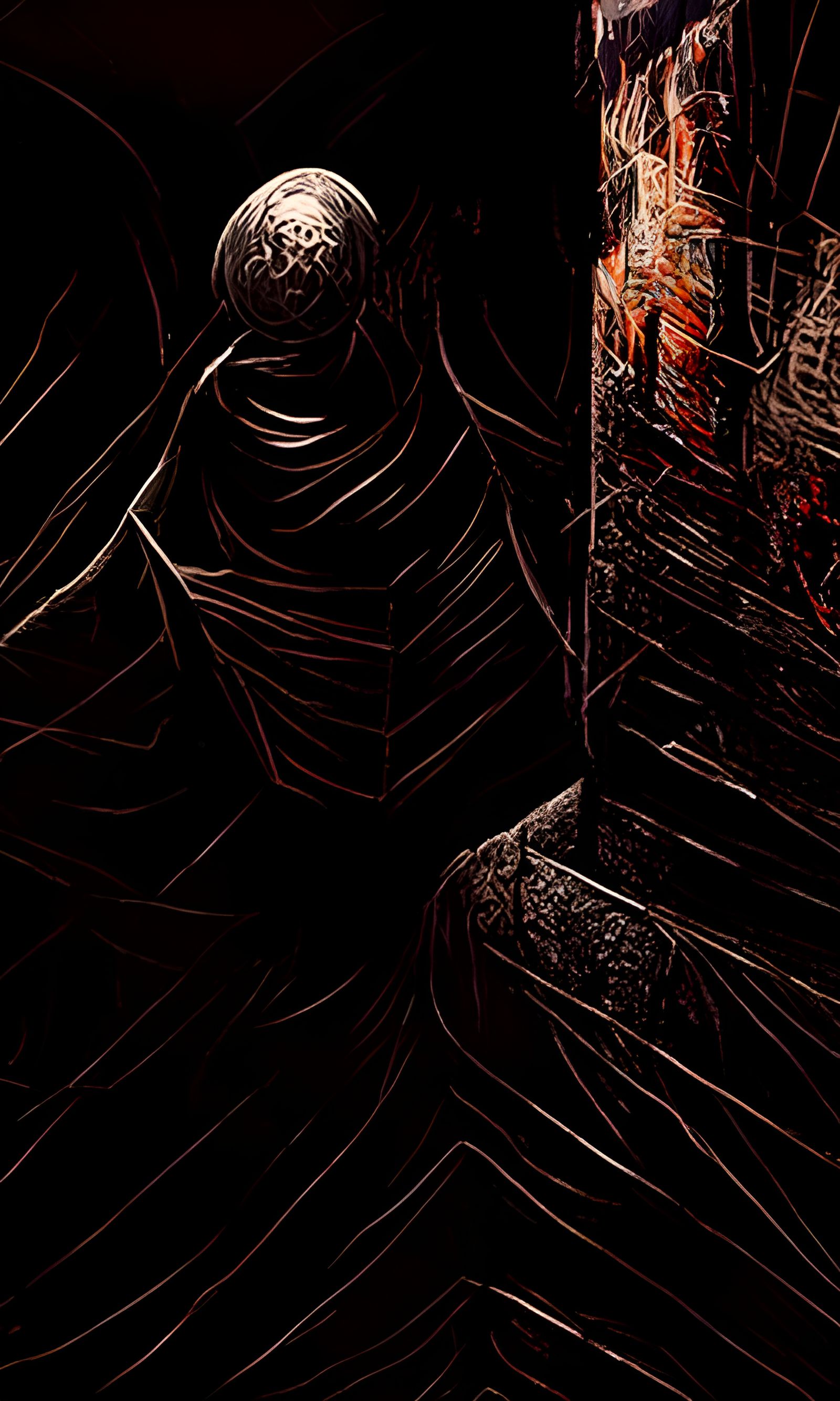 A nightmare built from geometric shapes - AI Generated Artwork ...