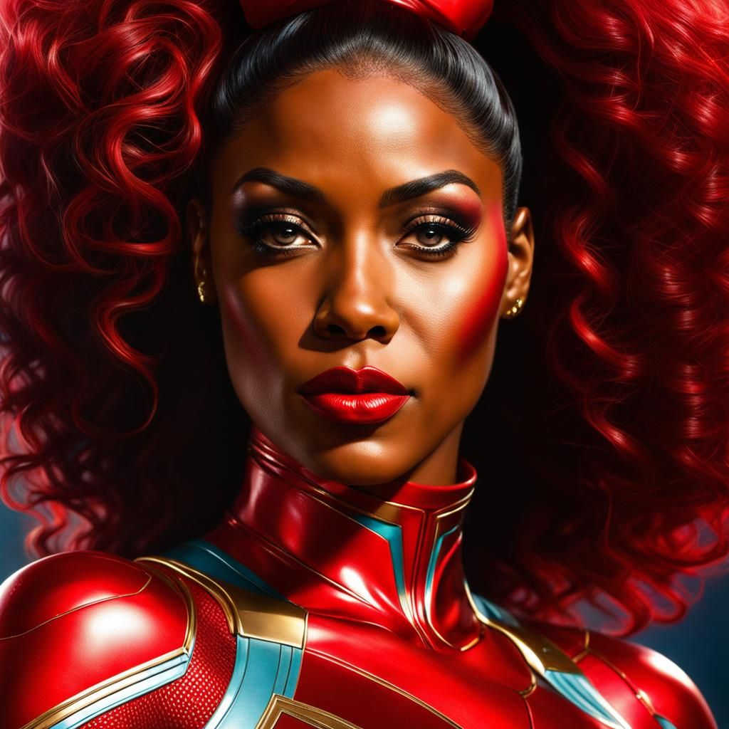 Vanity as Riri Williams - AI Generated Artwork - NightCafe Creator