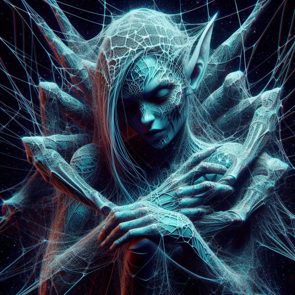 Drow Priestess - AI Generated Artwork - NightCafe Creator