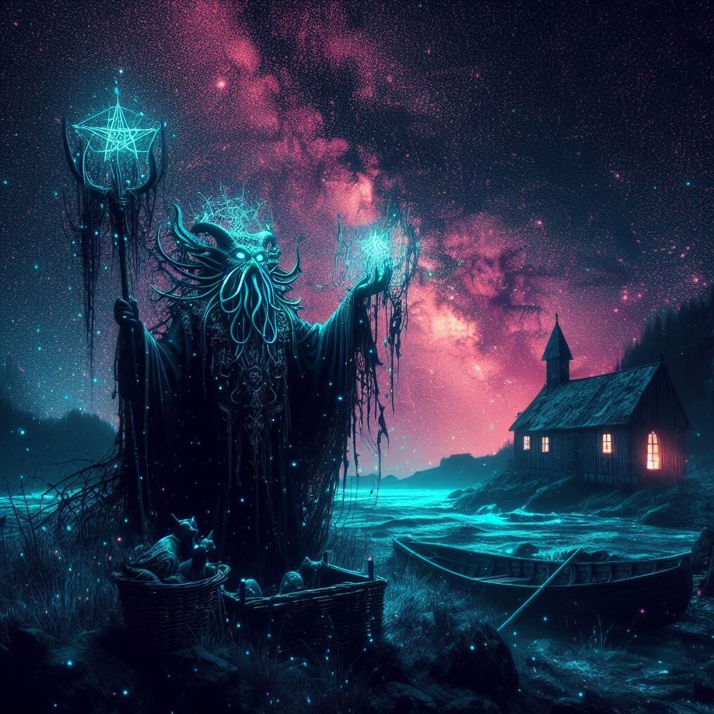 Cthuvian Priest - AI Generated Artwork - NightCafe Creator