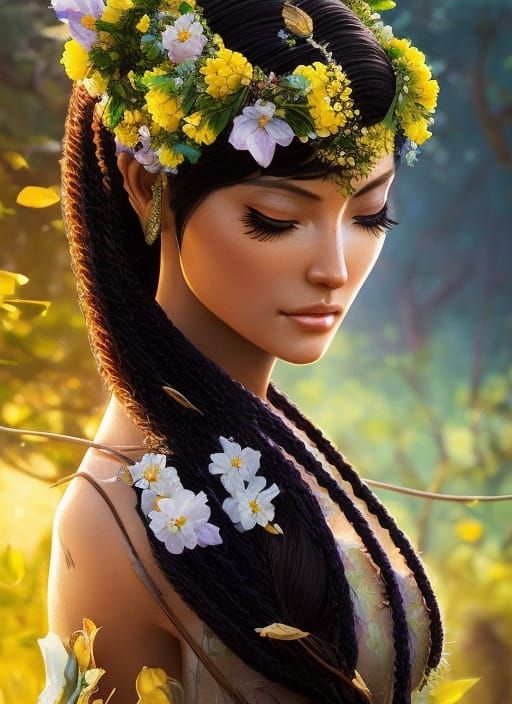 Gaia - Titan of the Earth - AI Generated Artwork - NightCafe Creator