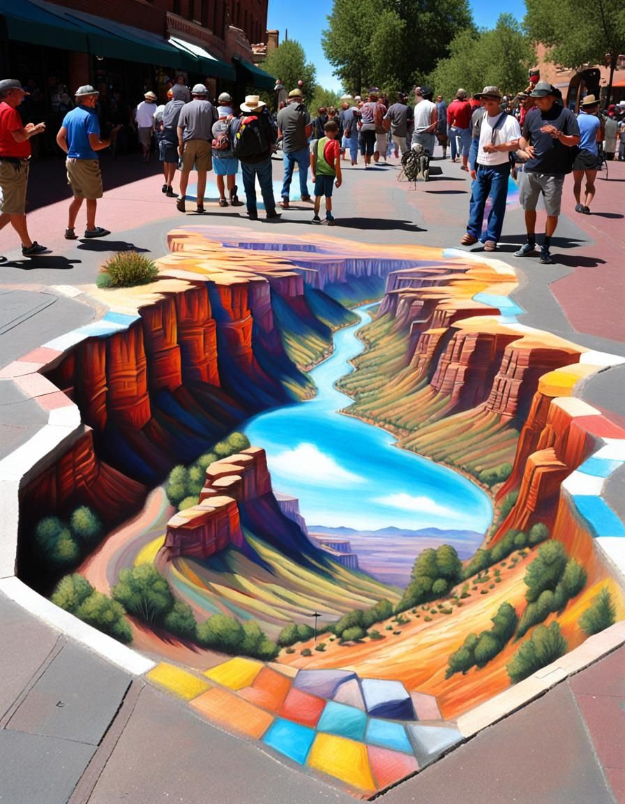 Over the edge - AI Generated Artwork - NightCafe Creator